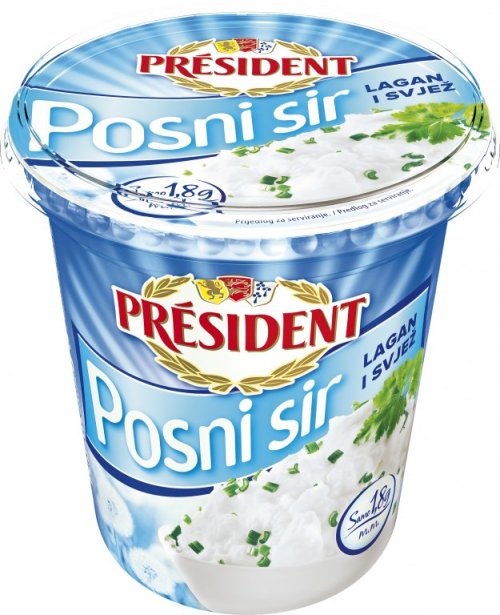 Posni sir President 500g - Mlin i pekare Sisak - Akcija - Njuškalo katalozi