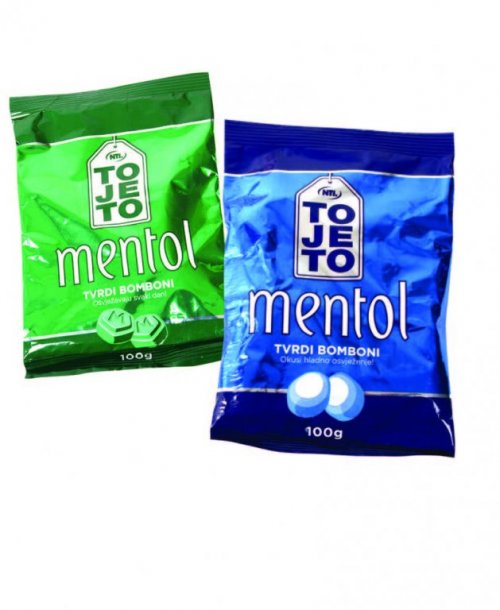 Bomboni mentol zeleni ili plavi ToJeTo 100 g - Gavranović - Akcija ...