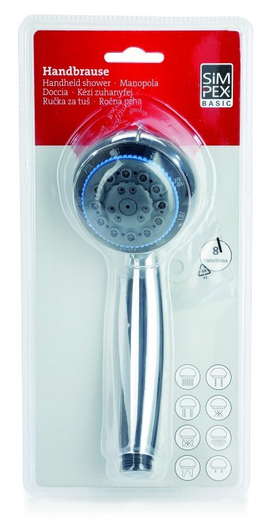 Rucka za tuš Simpex 8 funkcija - Akcija - Njuškalo katalozi