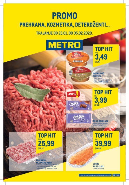 Metro katalog Akcija prehrane 23.01.-05.02.2020. - Njuškalo katalozi