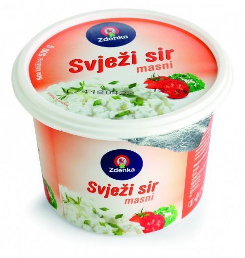 Svježi masni sir Zdenka 500 g - Akcija - Njuškalo katalozi