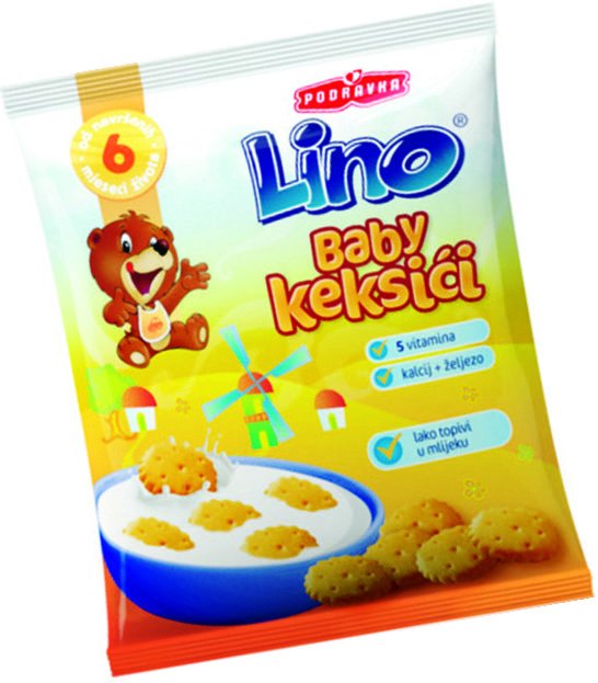 Keks Baby Lino Podravka 140 g - Akcija - Njuškalo katalozi