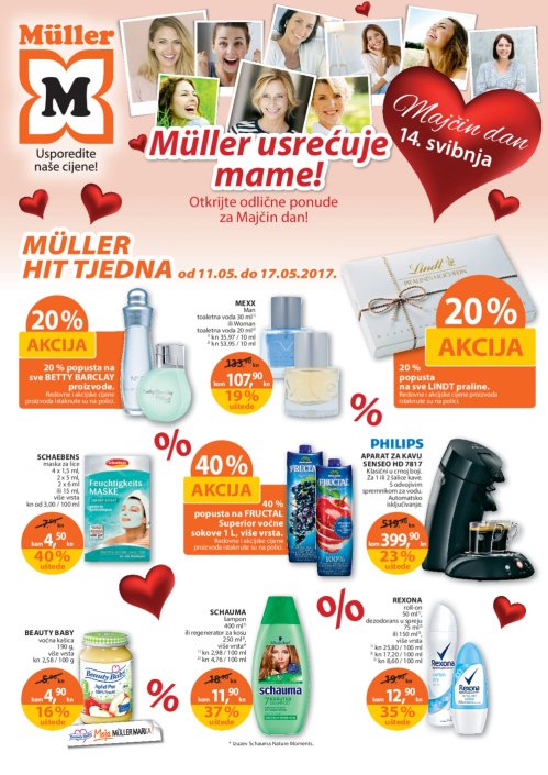 Muller katalog Muller usrećuje mame od 11.05. do 17.05.2017. - Njuškalo ...
