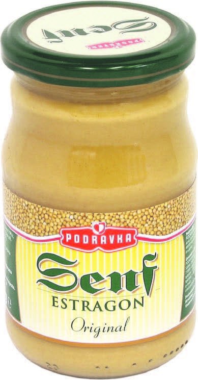 Senf estragon Podravka 700 g - KTC - Akcija - Njuškalo katalozi
