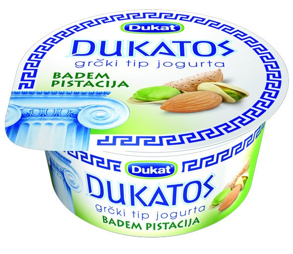 Grčki tip jogurta Dukatos razni okusi Dukat 150g - Plodine - Akcija ...