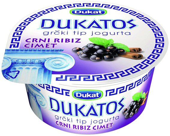 Grčki tip jogurta Dukatos razni okusi Dukat 150g - Plodine - Akcija ...
