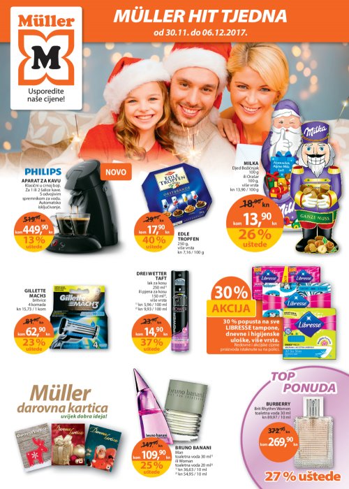 Muller katalog Akcija 30.11.-06.12.2017. - Njuškalo katalozi