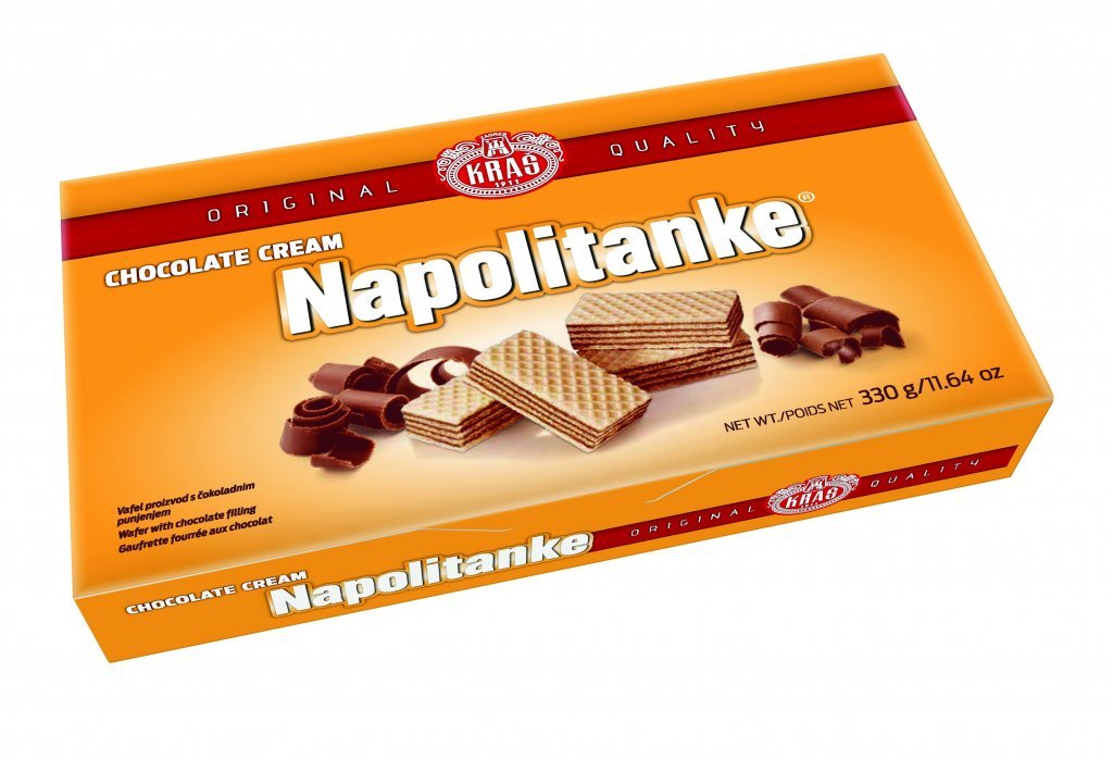 Napolitanke ili vafel Batons Kraš 330 g ili 250 g - Akcija - Njuškalo ...