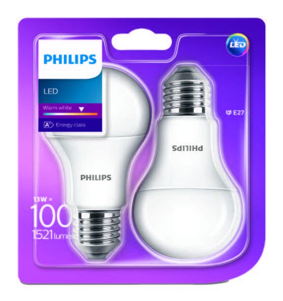 Žarulja LED E27 Philips 1 pak 2 kom 100 W - Tommy - Akcija - Njuškalo ...