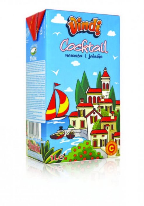 Negazirano piće naranča i jabuka cocktail Vindi Vindija 1l - Tommy ...