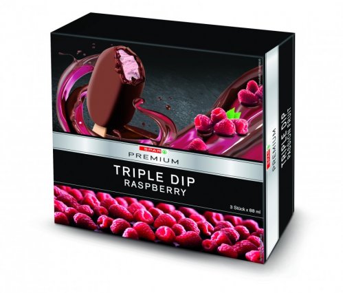 Sladoled Spar Premium triple malina 3x88 ml - Akcija - Njuškalo katalozi