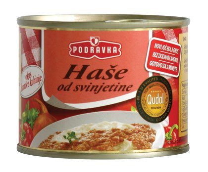 Haše goveđi ili svinjski Podravka 200 g - Robin - Akcija - Njuškalo ...