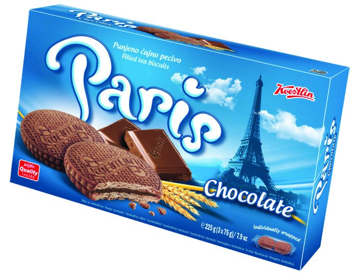 Keks original, čokolada Paris 225 g - NTL - Akcija - Njuškalo katalozi