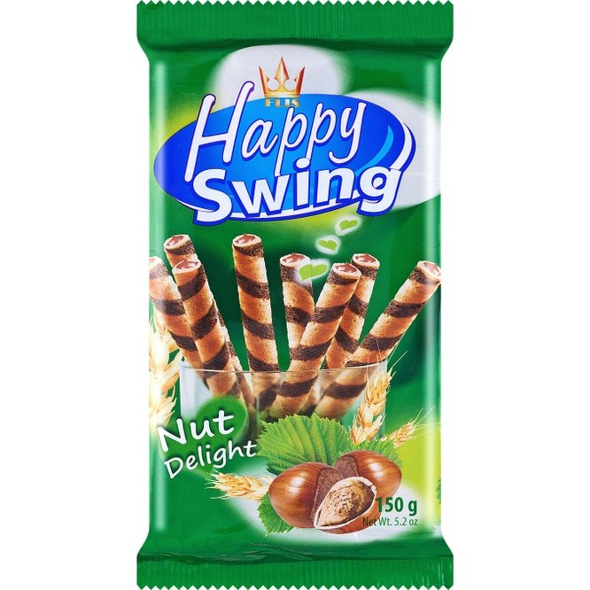 Vafel rolice lješnjak, vanilija ili kakao Happy Swing 150 g - Kaufland ...