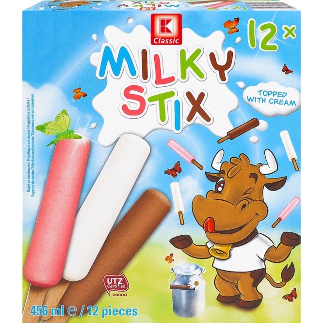 Sladoled Milky Sticks 12x38 ml - Kaufland - Akcija - Njuškalo katalozi