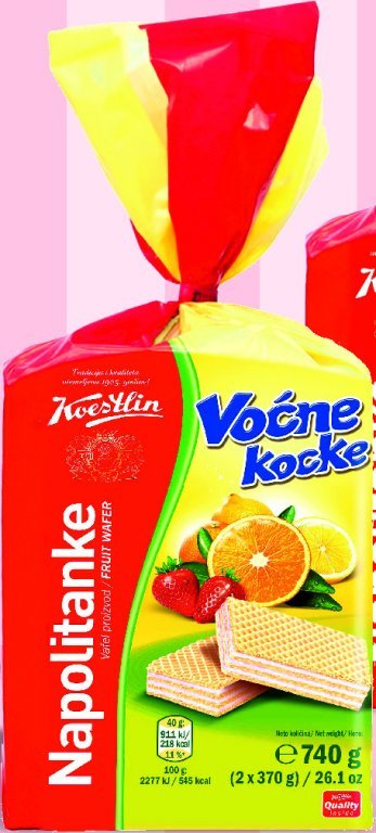 Keks voćne kocke, čokolada Koestlin 740 g - Boso - Akcija - Njuškalo ...