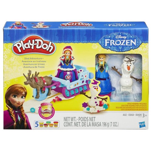 Masa za modeliranje HASBRO B1860, Play-Doh, Frozen Sled Adventure, set ...