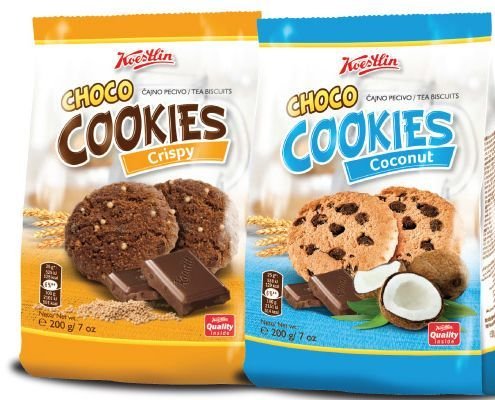 Keks Choco cookies 200g crispy ili coconut Koestlin - Prehrana - Akcija ...