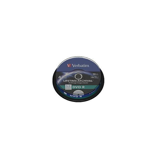 Dvd R m-disc verbatim 4.7gb 4× printable 10 pack spindle - PC Shop ...
