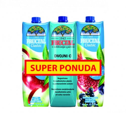 Sok jabuka+dvojni C+crni ribiz Fructal 3x1 l - NTL - Akcija - Njuškalo ...