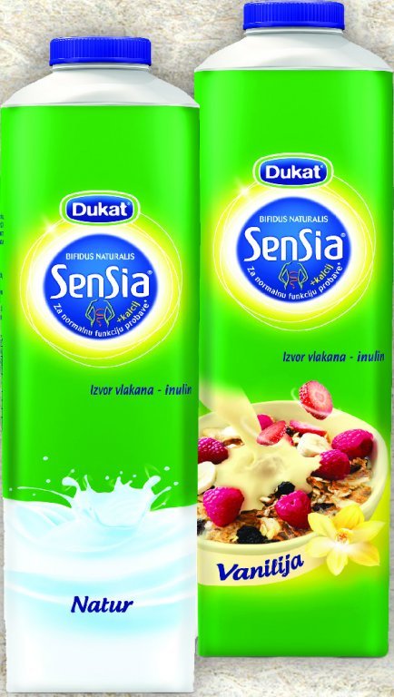 Jogurt Natur, vanilija Sensia Dukat 1 l - Boso - Akcija - Njuškalo katalozi