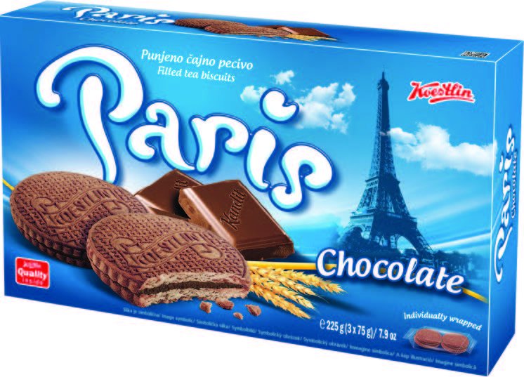 Keks original ili čokolada Paris 3x75 g - NTL - Akcija - Njuškalo katalozi