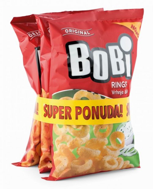 Flips s kikirikijem ili rings Bobi 3x90 g ili 3x70 g - Akcija ...