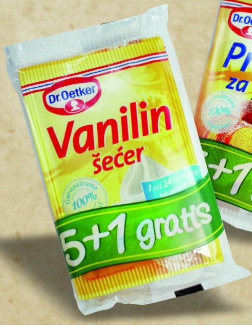 Vanilin šećer Dr.Oetker 5+1 gratis - Boso - Akcija - Njuškalo katalozi