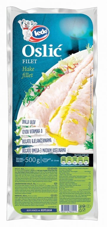 Oslić filet Ledo 500 g-1 kg - Akcija - Njuškalo katalozi