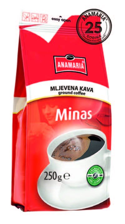 Mljevena kava Minas Anamaria 250 g - NTL - Akcija - Njuškalo katalozi