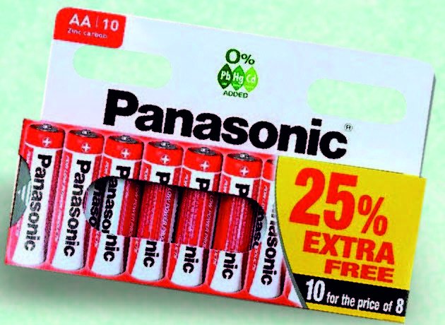 Baterije AA Panasonic 10/1 - Boso - Akcija - Njuškalo katalozi