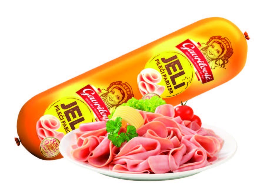 Salama pileći parizer Jeli Gavrilović 100 g - Studenac - Akcija ...