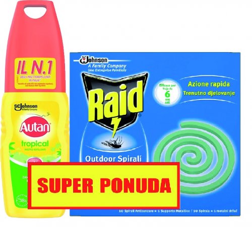 Losion Autan tropical 100 ml + spirale Raid - Akcija - Njuškalo katalozi