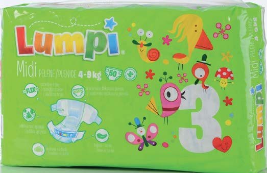 Dječje pelene Lumpi - Akcija - Njuškalo katalozi