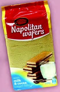 Keks vafel Mlijeko i kakao, Lješnjak 350 g - Boso - Akcija - Njuškalo ...