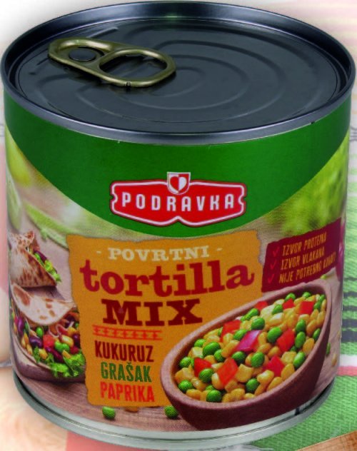 -30% na odabrane vrste graha, tortilla mix ili Tex-mex mix Podravka ...
