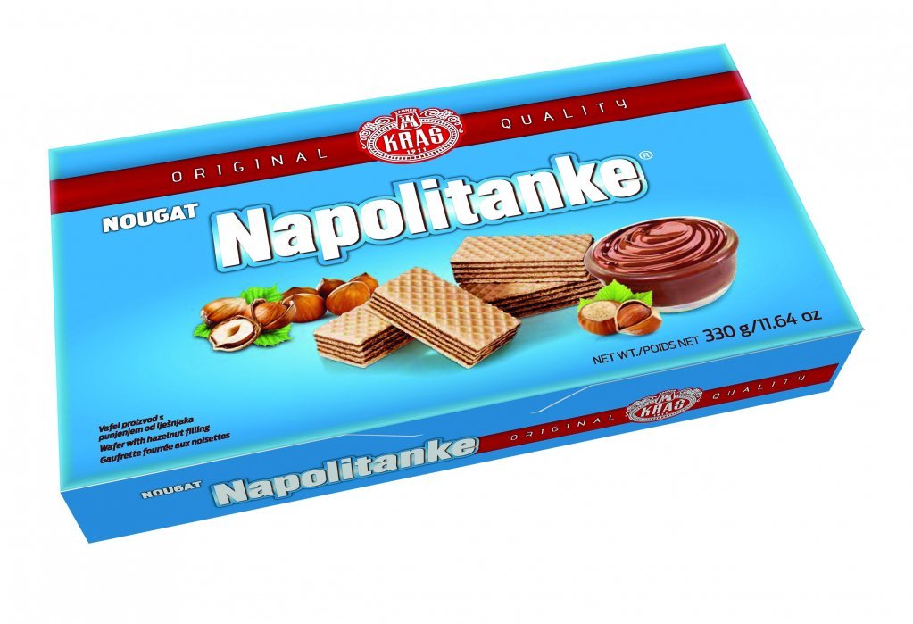 Napolitanke ili Vafel Batons Kraš razne vrste od 250 g do 330 g ...