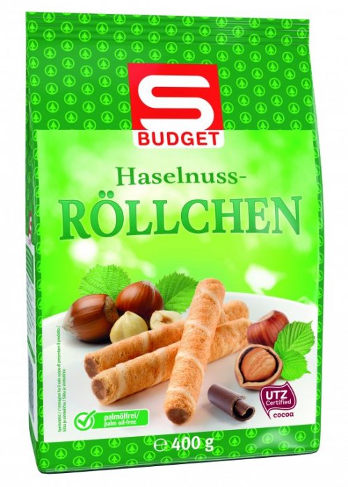 Vafel lješnjak rolice S-Budget 400 g - Akcija - Njuškalo katalozi