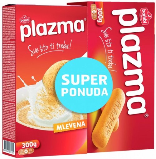 Mljeveni keks Plazma+keks Plazma 1 pak - Akcija - Njuškalo katalozi