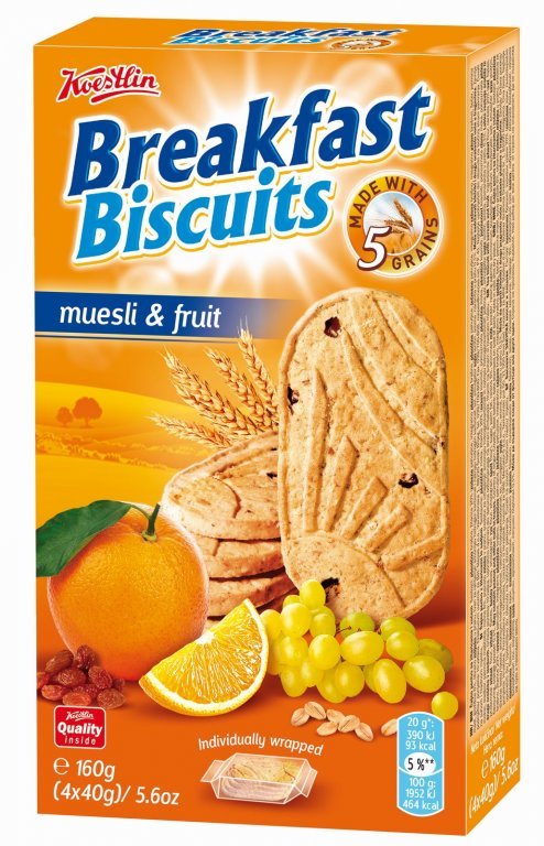 Keks Breakfast odabrane vrste Koestlin 160 g - Akcija - Njuškalo katalozi