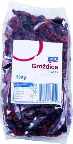 Grožđice Aro 500 g - Metro - Akcija - Njuškalo katalozi