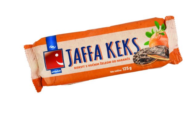 Jaffa keks Biskvit s voćnim želeom od naranče Smiješak 125 g - NTL ...