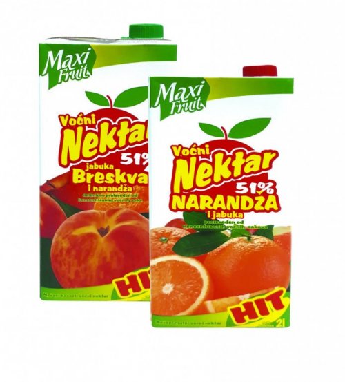 Nektar šumsko voće, južno voće, breskva - jabuka - naranča Maxi Fruit 2 ...