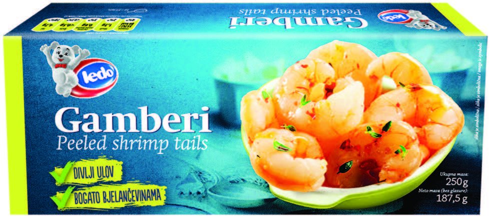 Gamberi Ledo riba 250 g - Akcija - Njuškalo katalozi