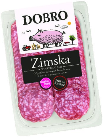 Ravni kulen, Slavonska salama, čajna, zimska kobasica narezak Dobro 80 g - NTL - Akcija ...