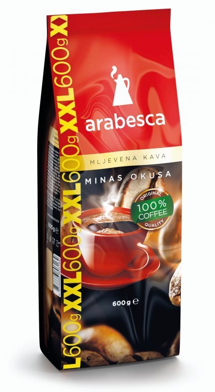 Kava mljevena XXL Arabesca 600 g - Akcija - Njuškalo katalozi