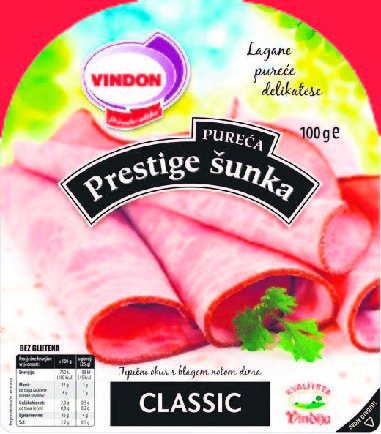 Pureća prestige šunka ili dimljena pileća prsa Dimcek Vindija 100g ...