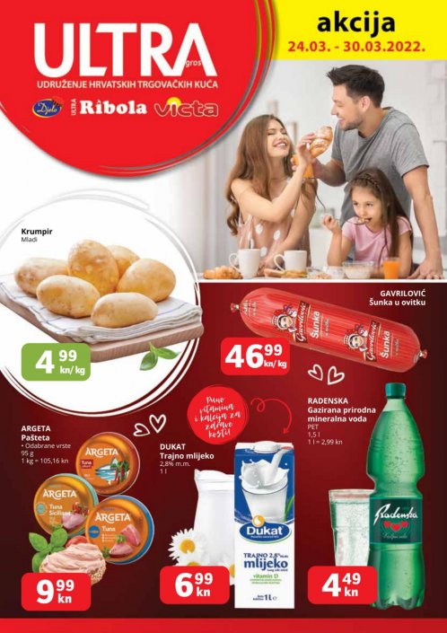 Ribola katalog Ultra gros akcija 24.03.-30.03.2022. - Njuškalo katalozi