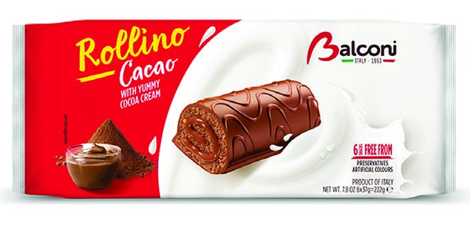 Rolada Mini kakao Balconi 222 g - NTL - Akcija - Njuškalo katalozi