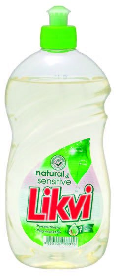 Tekući deterdžent za ručno pranje posuđa Natural & Sensitive Likvi 500 ...